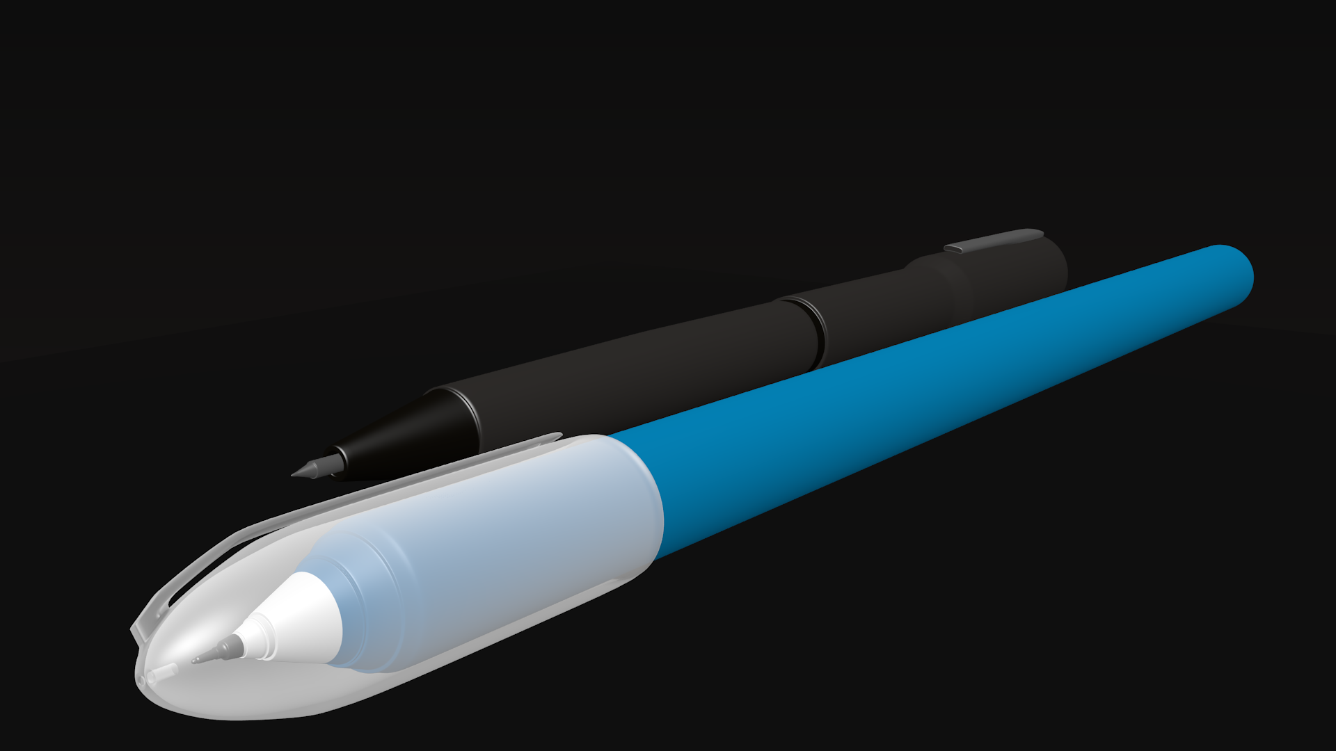 Pens Free 3D Model - .3ds .obj .blend .fbx - Free3D