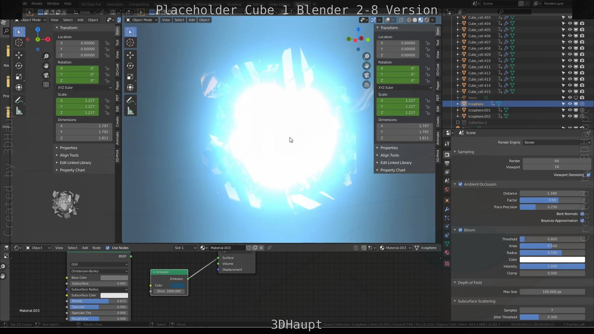 Placeholder Cube Version 1 Free 3D Model - .fbx . .stl .ply .obj .blend ...