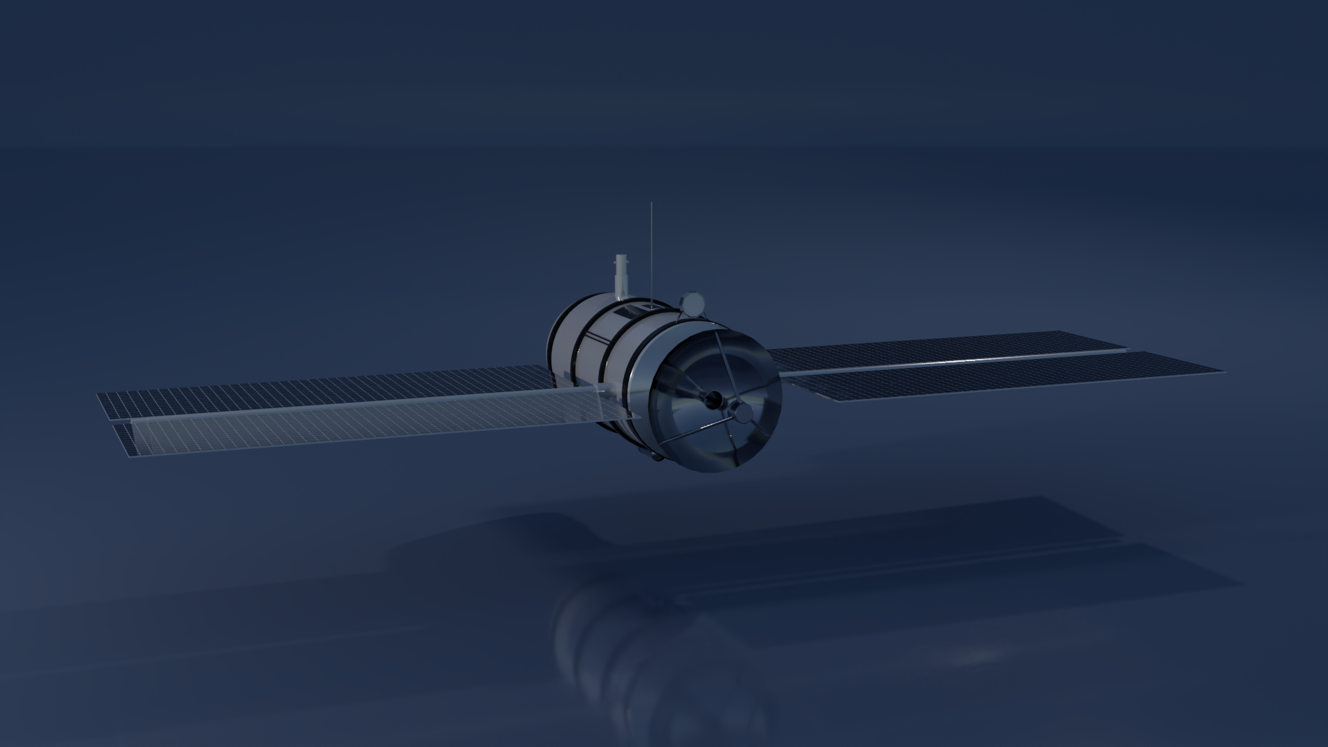 Satellite Free 3D Model - .blend - Free3D