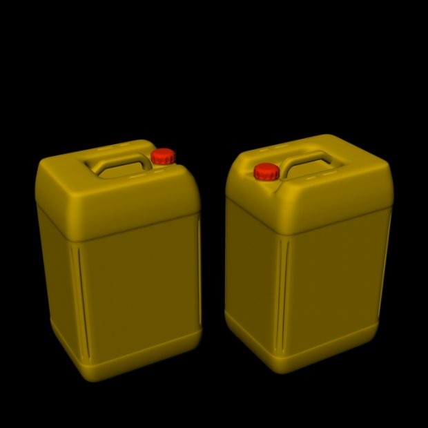 Cooking Oil Jerry Can Free 3D Model - .obj .max .fbx - Free3D