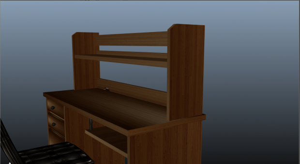 Work Desk Free 3D Model - .fbx - Free3D