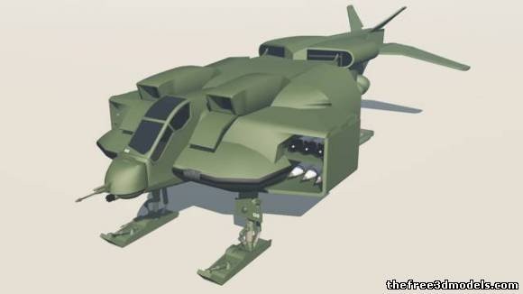 Drop-ship Free 3D Model - .3ds .obj .sldprt - Free3D