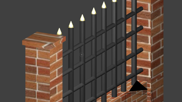 Wall with grid Free 3D Model - .obj .blend .fbx - Free3D