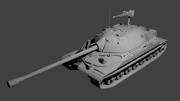 IS-7 Heavy Tank Free 3D Model - .3ds .obj .blend .dds - Free3D
