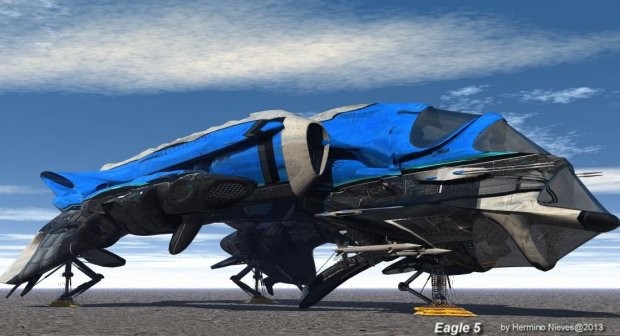 Eagle 5 Transport Free 3D Model - .obj - Free3D