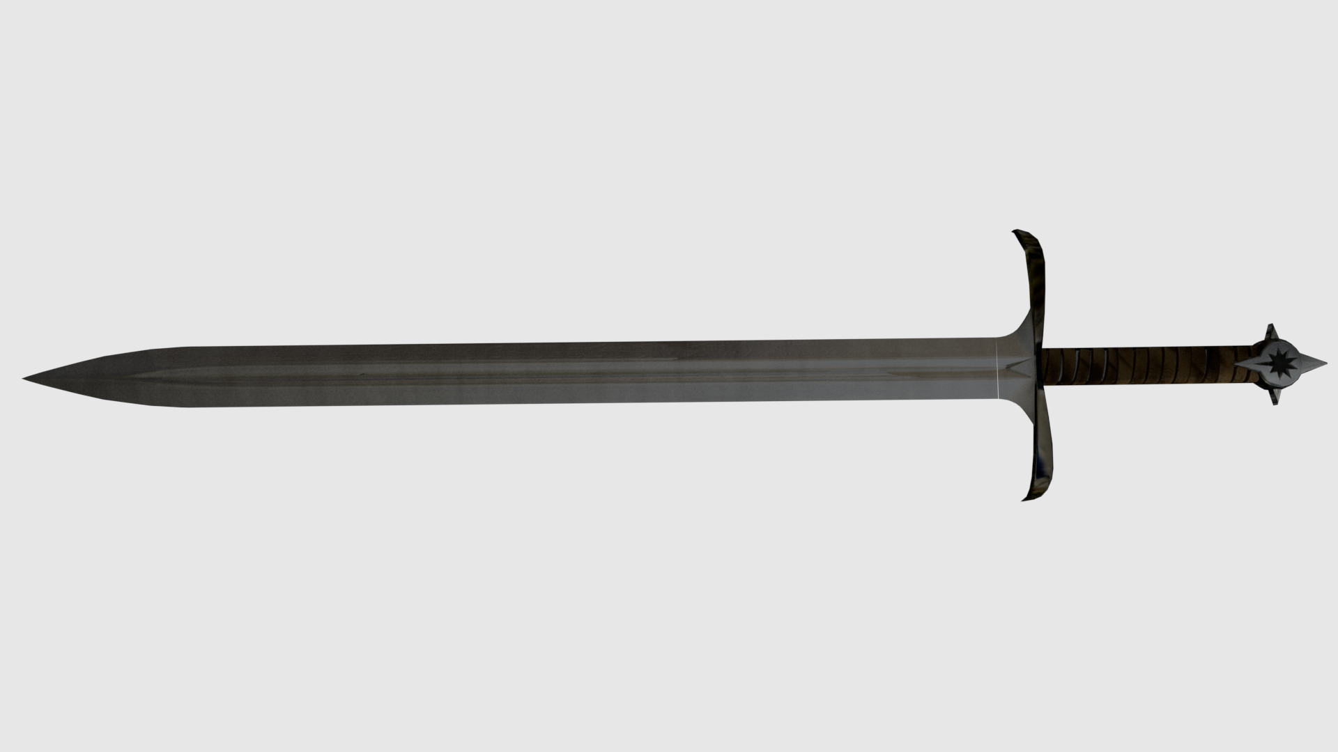 Simple Sword Free 3D Model - .dae .blend .fbx .stl - Free3D