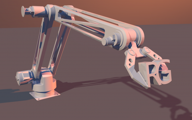 Industrial robot arm Free 3D Model - .3ds .obj .c4d .stl - Free3D