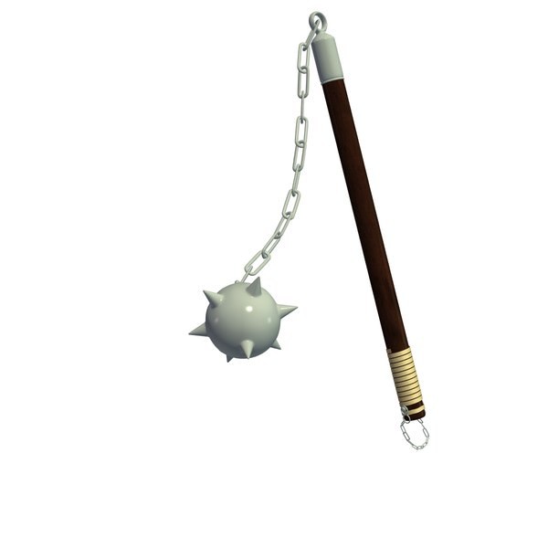 Military Flail v1 Free 3D Model - .obj .stl - Free3D