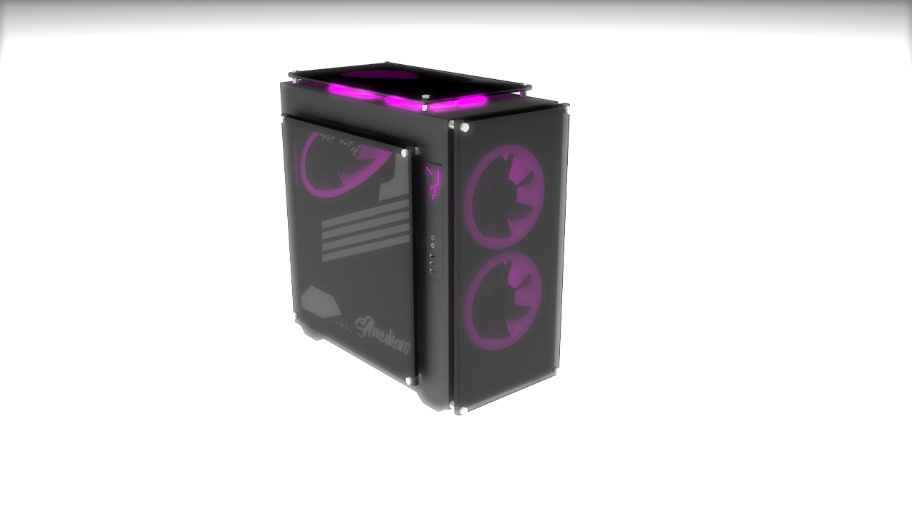 PC Computer Case Free 3D Model - .c4d - Free3D