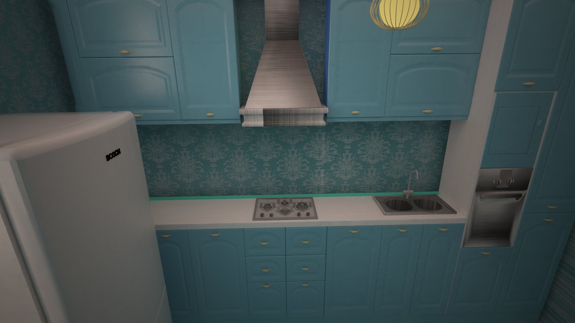 Kitchen Free 3D Model - .max - Free3D