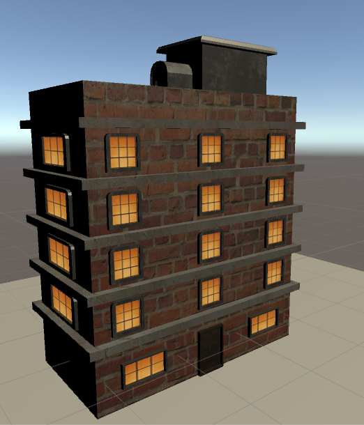 Simple Low Poly building Free 3D Model - .obj .blend .fbx - Free3D