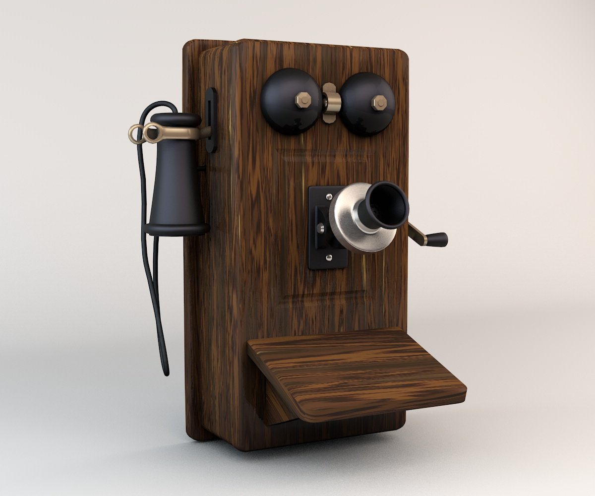 Telephone Free 3D Model - .obj - Free3D