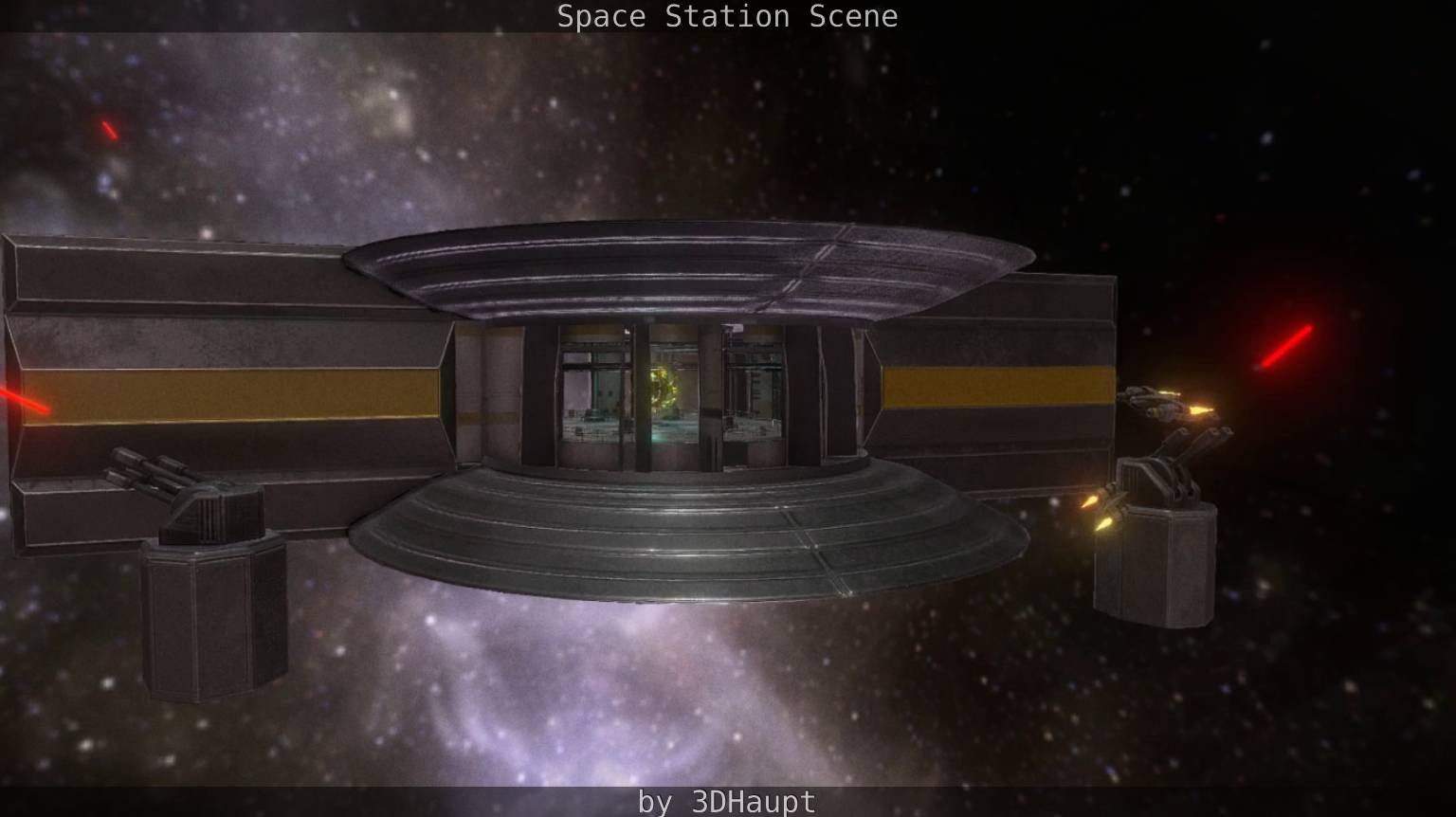 Space Station Scene Free 3D Model - .x .wrl .obj .abc .dae .tbscene ...