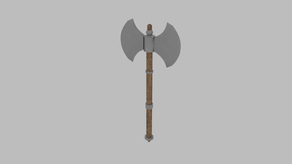 Simple ax Free 3D Model - .blend - Free3D