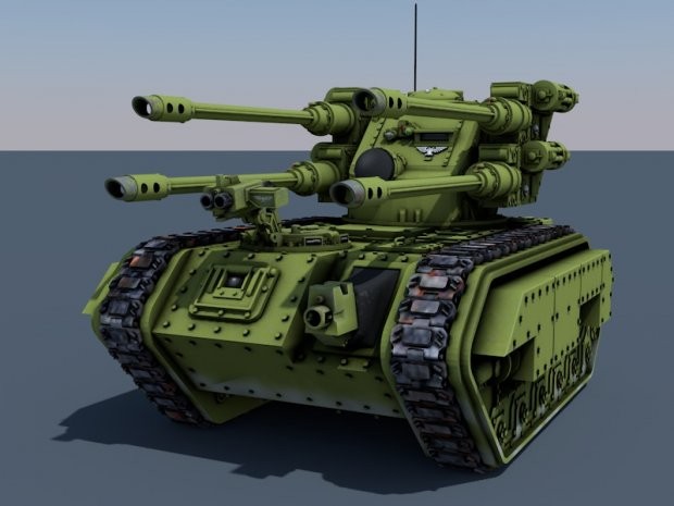 Hydra flak imperial guard cadia Free 3D Model - .obj .sldasm - Free3D