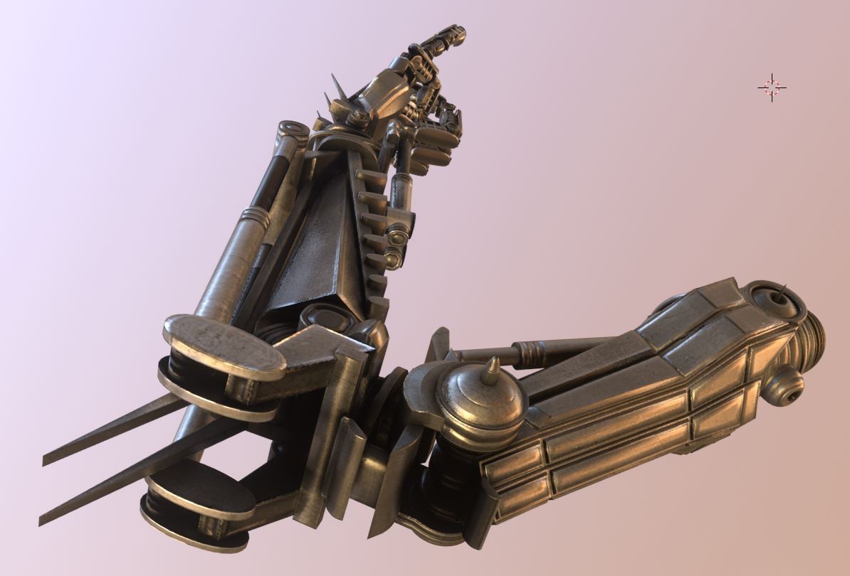 Rigged Robot Arms Blender-2.82a Version Free 3D Model - .jpg .blend ...