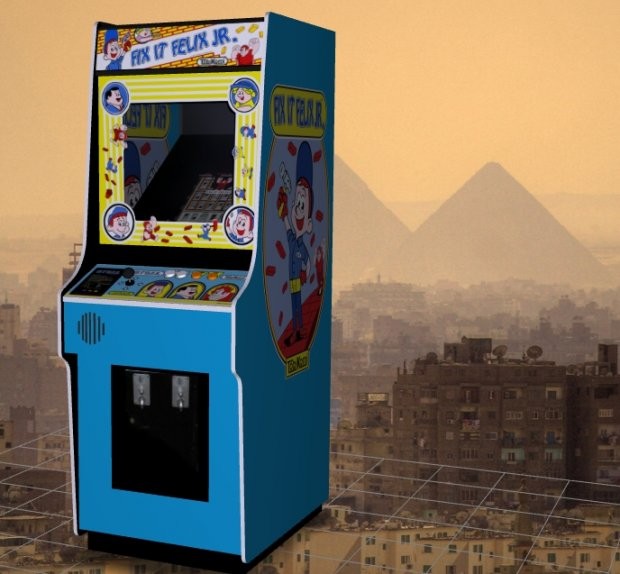 Fix it Felix JR. Upright Arcade Machine Free 3D Model - .3ds - Free3D