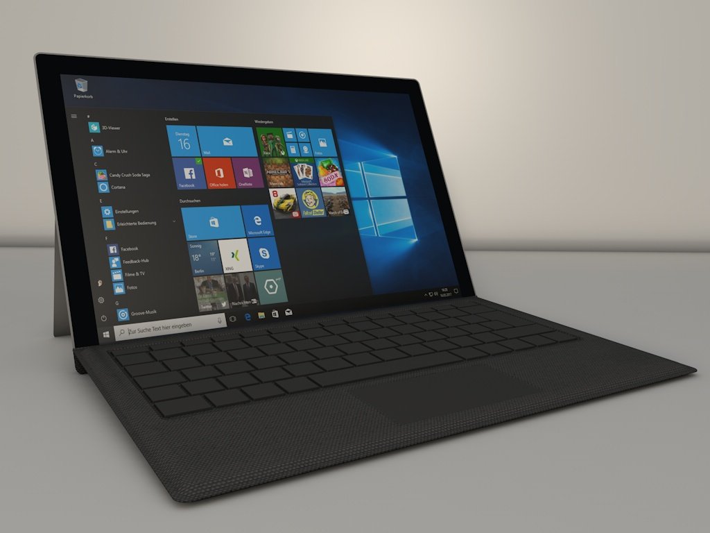 Microsoft Surface Pro 4 Free 3D Model - .c4d - Free3D