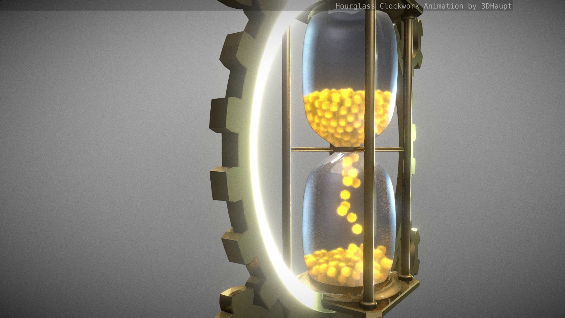 Hourglass Clockwork Animation Free 3D Model - .blend - Free3D