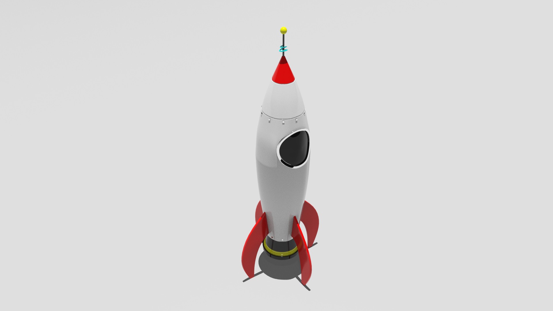 Cartoon rocket Free 3D Model - .obj .mb - Free3D