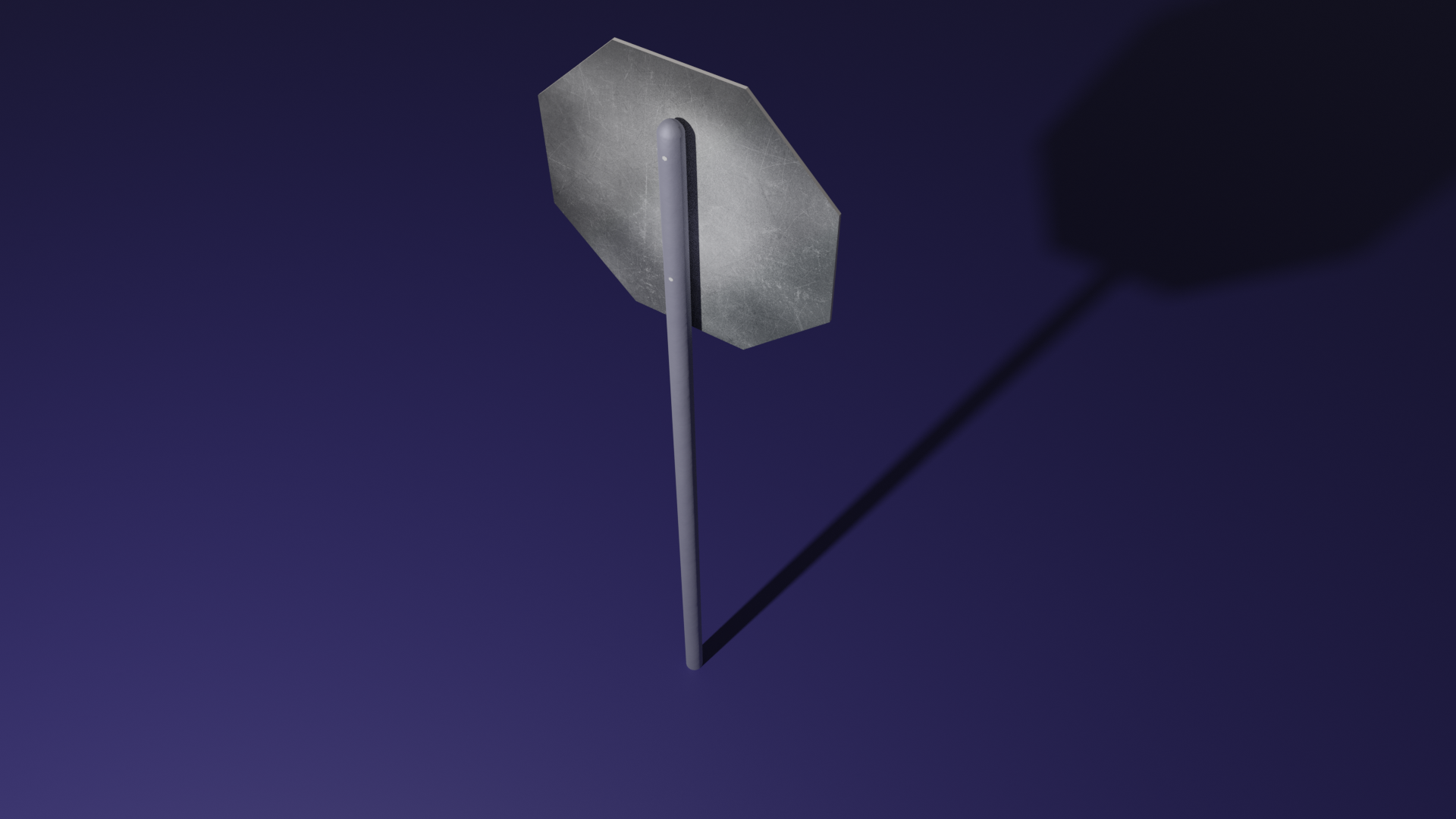 Stop sign Free 3D Model - .fbx - Free3D