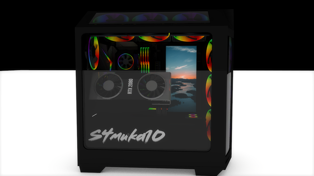 Big Gamer Rgb PC Free 3D Model - .c4d - Free3D