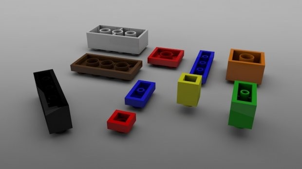 LEGO bricks Free 3D Model - .3ds .obj .c4d - Free3D