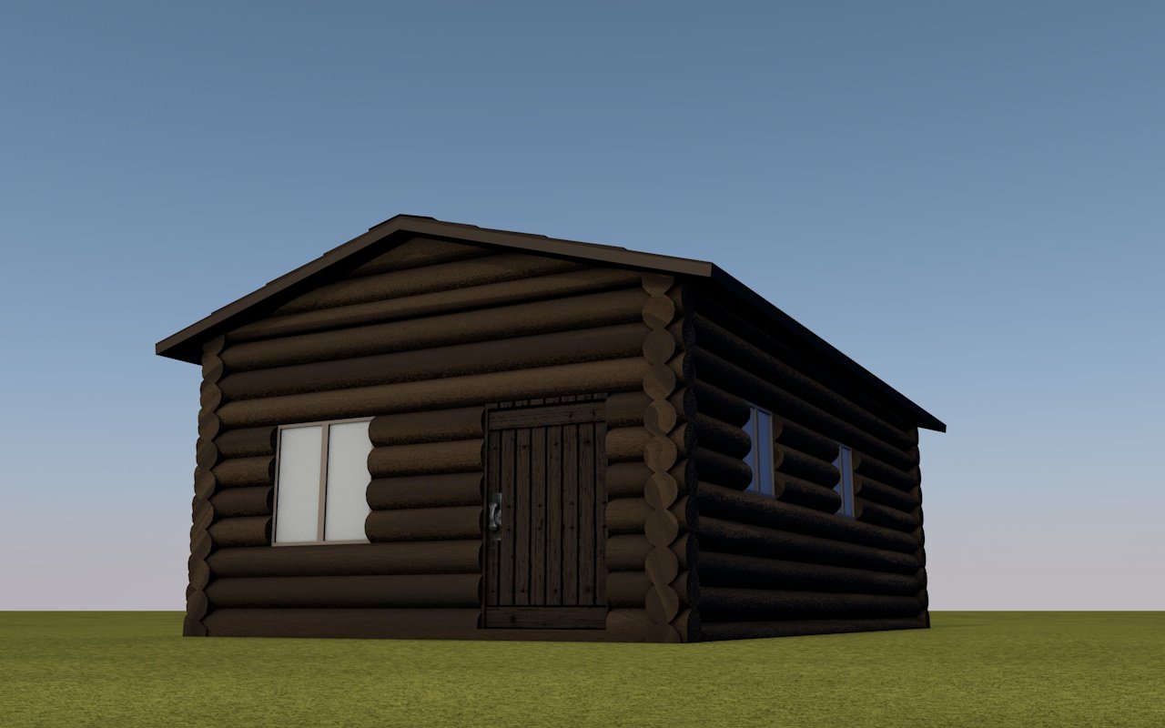 Cabin Free 3D Model - .obj - Free3D
