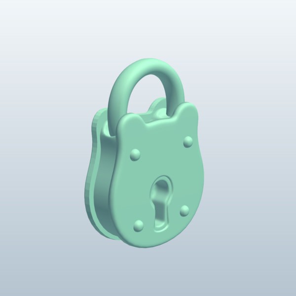 Old Padlock v2 Free 3D Model - .obj .stl - Free3D