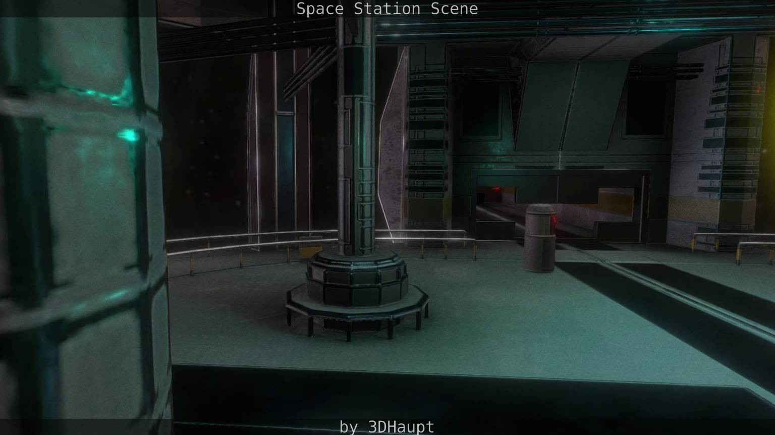 Space Station Scene Free 3D Model - .x .wrl .obj .abc .dae .tbscene ...