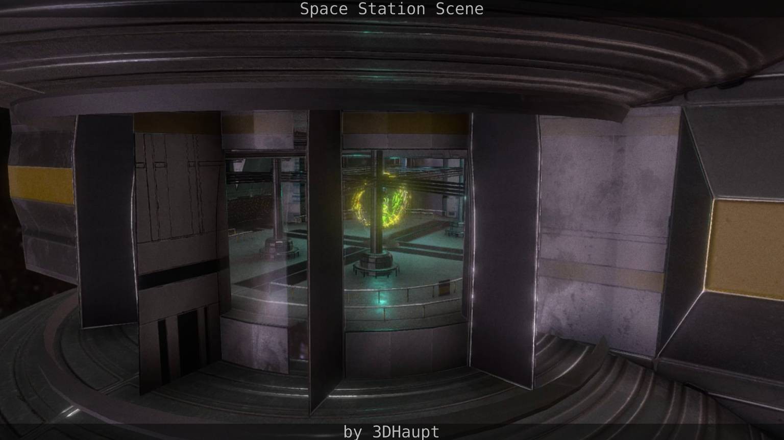 Space Station Scene Free 3D Model - .x .wrl .obj .abc .dae .tbscene ...