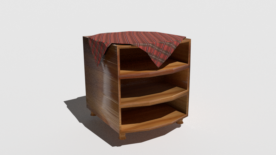 Small Table Free 3D Model - .blend .fbx - Free3D