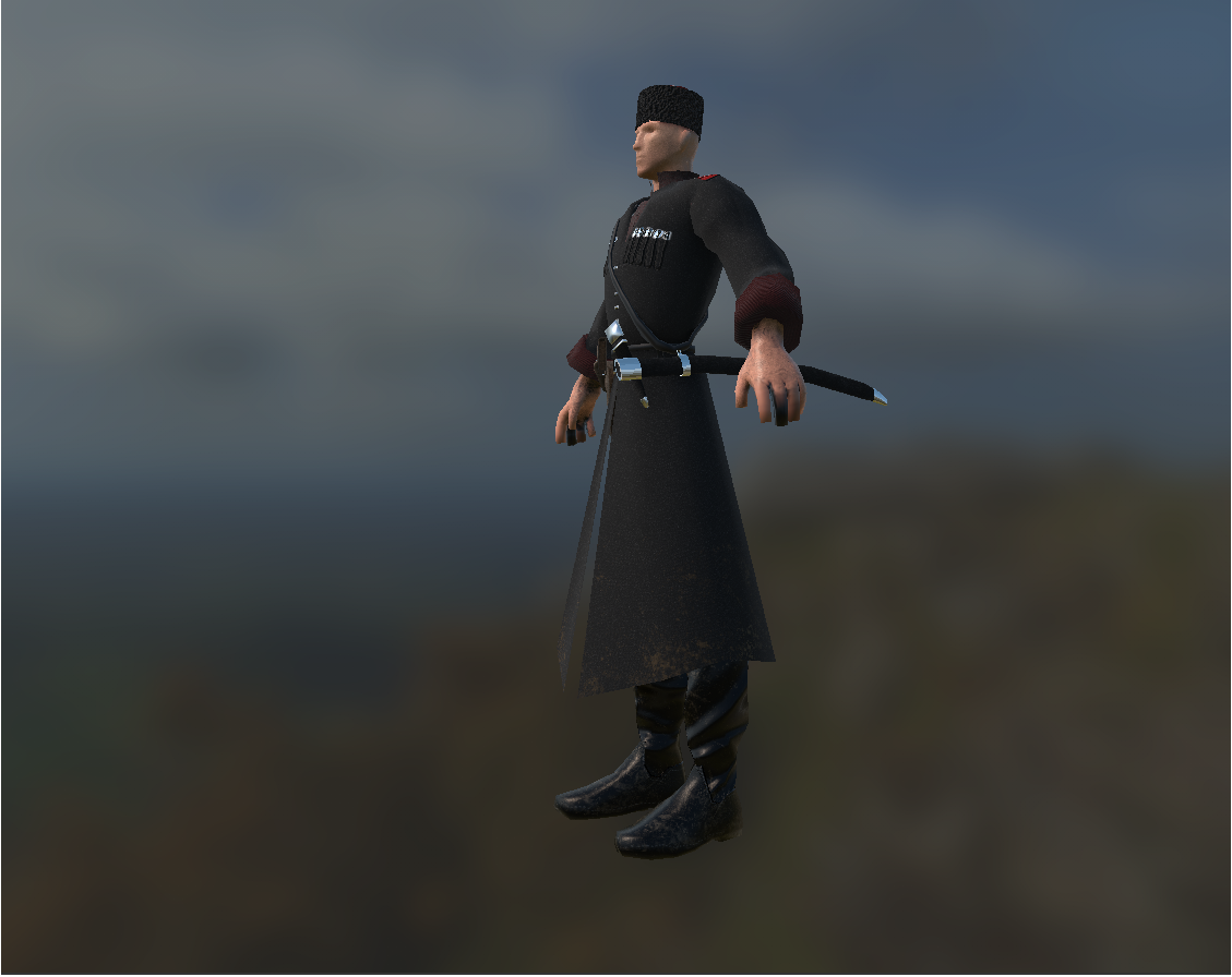 Cossack Free 3D Model - .obj - Free3D