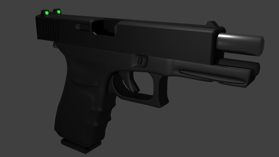 Glock 18C Free 3D Model - .3ds .obj .blend .fbx - Free3D