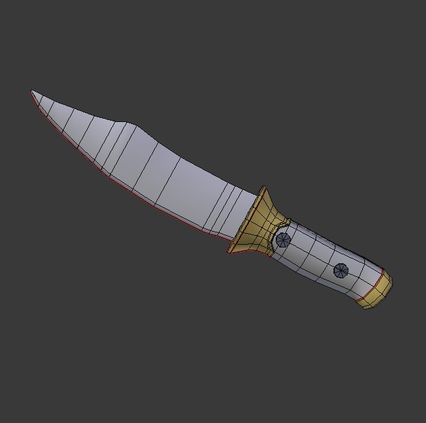 Knife Weapon Free 3D Model - .obj .dae - Free3D