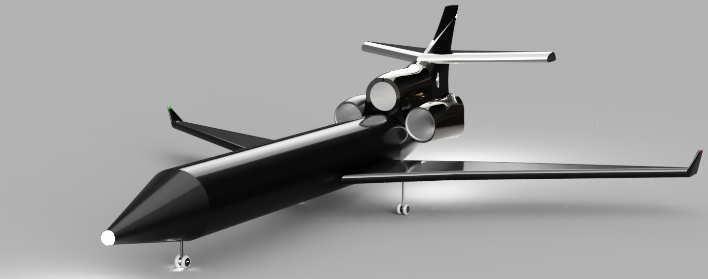 Falcon 8X Free 3D Model - .stl - Free3D