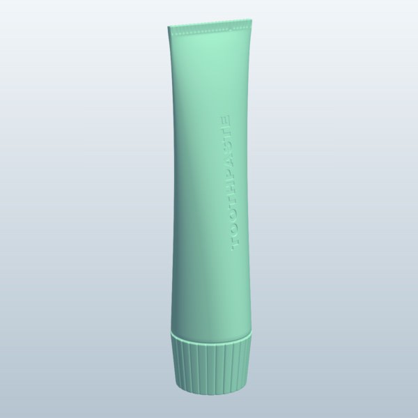 Tube of toothpaste V2 Free 3D Model - .obj .stl - Free3D
