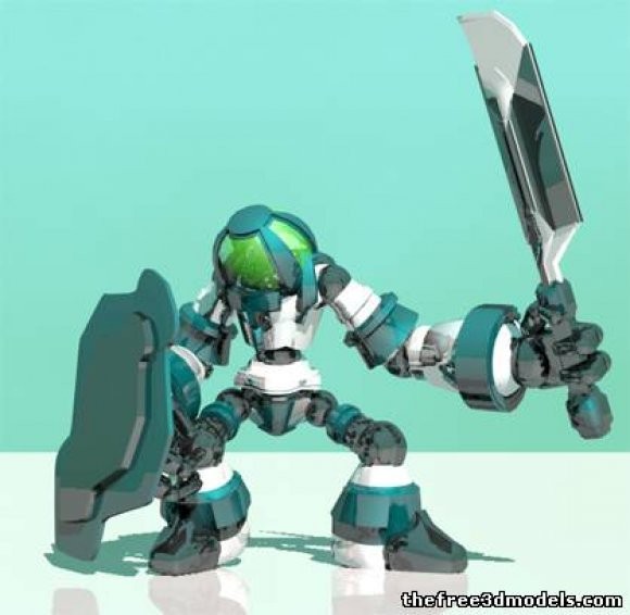 Battle Droid Melee Version Free 3D Model - .c4d - Free3D