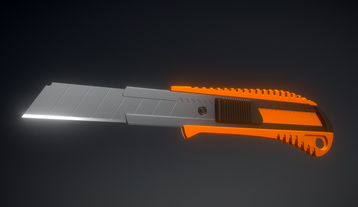Box Cutter High-Poly Version Free 3D Model - .obj .blend .fbx .mtl - Free3D