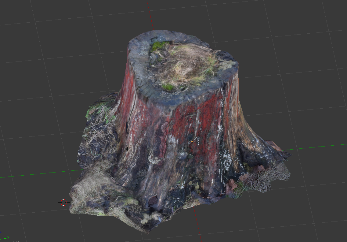 Low Poly Tree Chunk Free 3D Model - .blend - Free3D