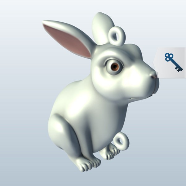 Rabbit v1 Free 3D Model - .obj .stl - Free3D