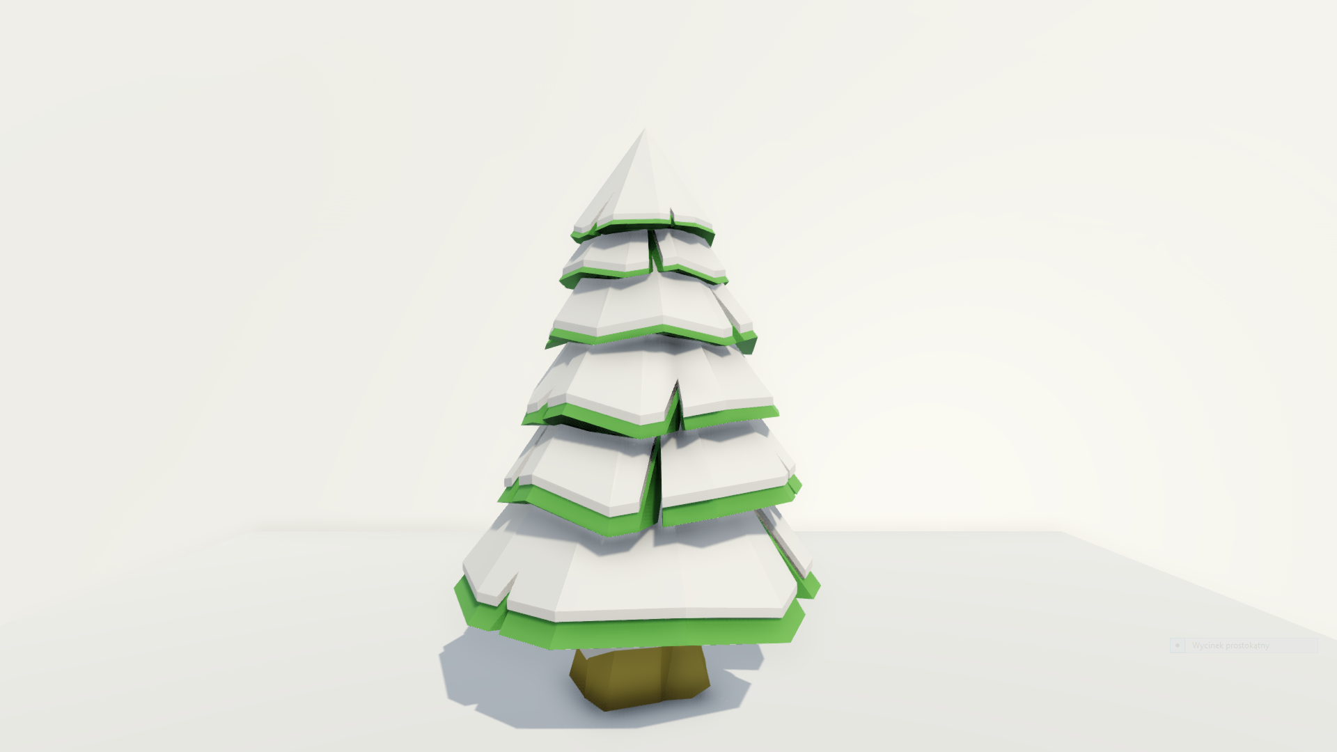 Low Poly Snowy Tree Free 3D Model - .fbx - Free3D