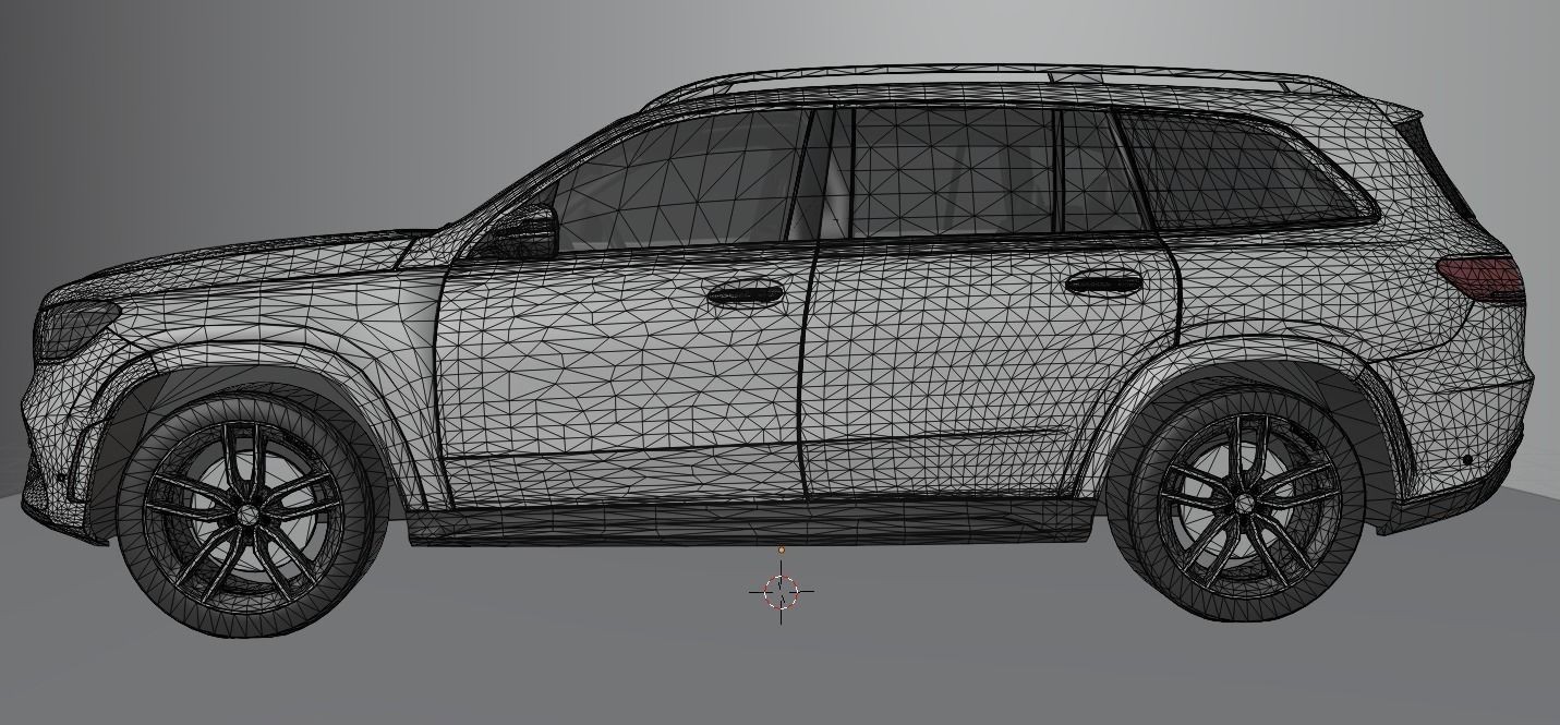 Mercedes Benz GLS 580 2020 Free 3D Model - .blend .obj .fbx - Free3D