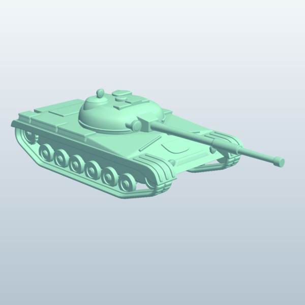 MainBattleTankSoviet v1 Free 3D Model - .obj .stl - Free3D