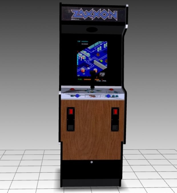 Zaxxon Upright Arcade Machine Modelo 3D gratis - .3ds - Free3D