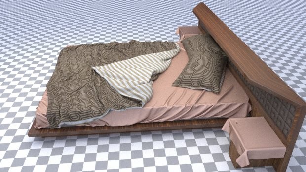 Bed Free 3D Model - .3ds - Free3D