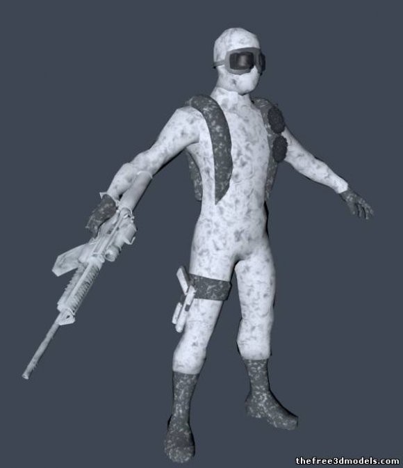 Soldier Free 3D Model - .c4d - Free3D