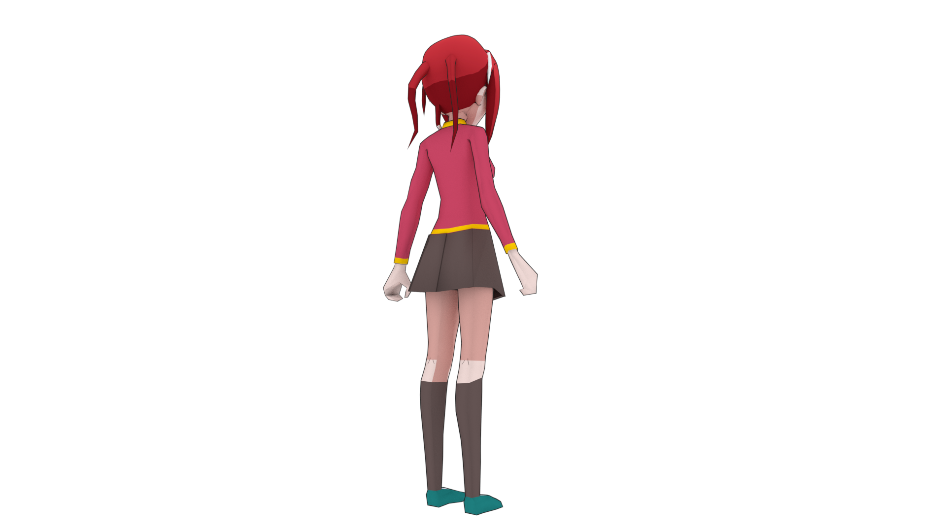 Anime character Free 3D Model - .blend .fbx - Free3D