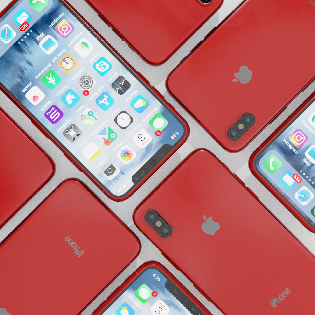 IPhoneX Free 3D Model - .blend - Free3D