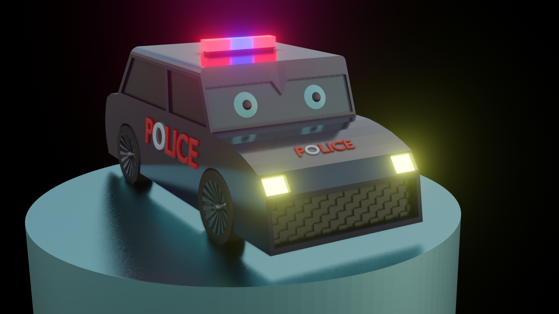 Low Poly - Police cars, Taxi, and PickUP Free 3D Model - .obj - Free3D